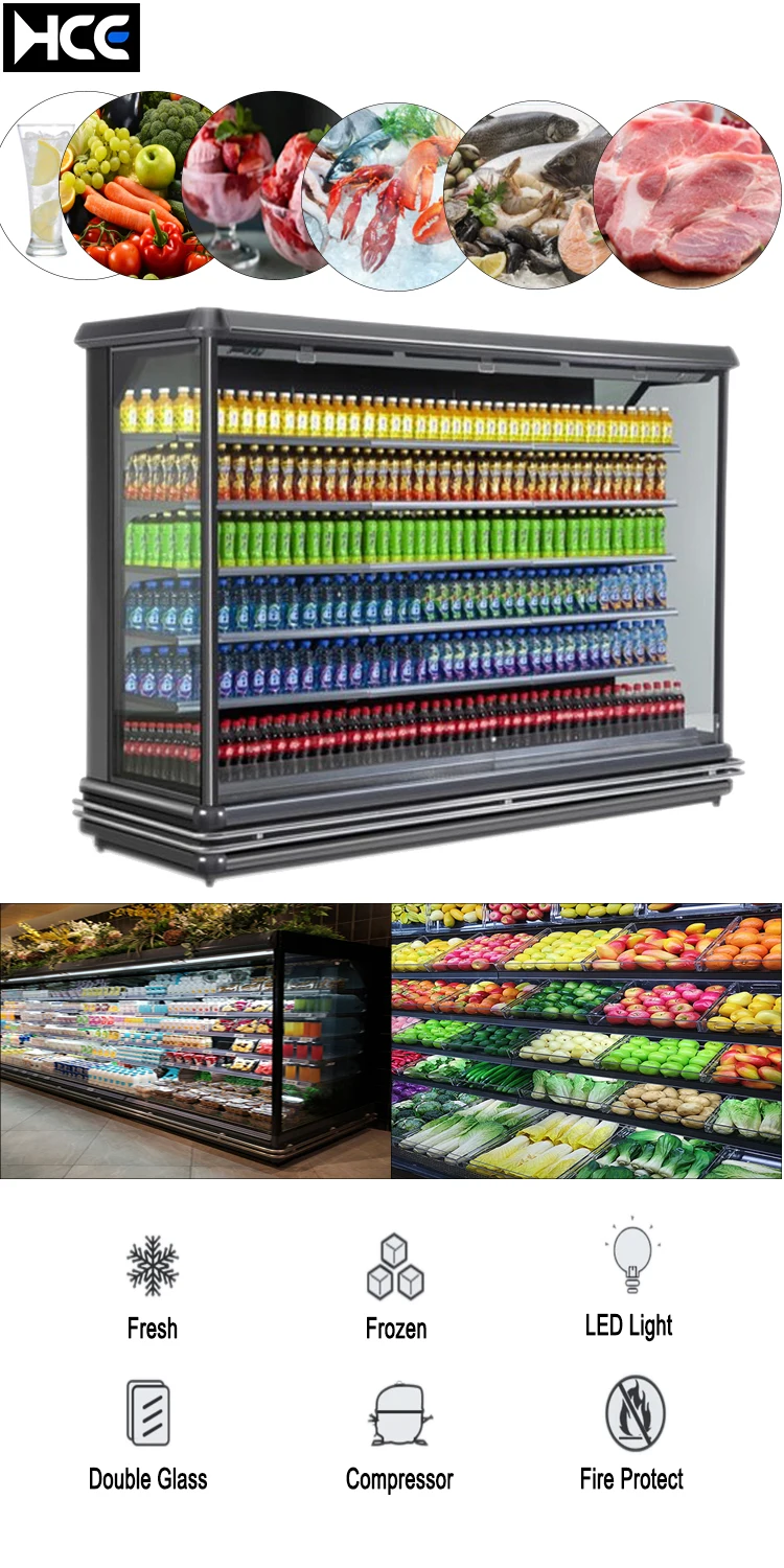 Supermarket Refrigerators - Efficient Commercial Display Fridge