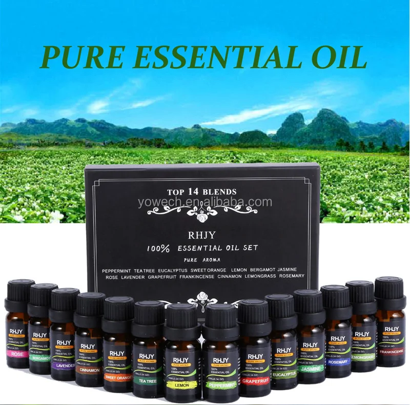 Custom Brand 10ml Nice Smell Scent Essential Oil Set 14 Bottles Indoor ...
