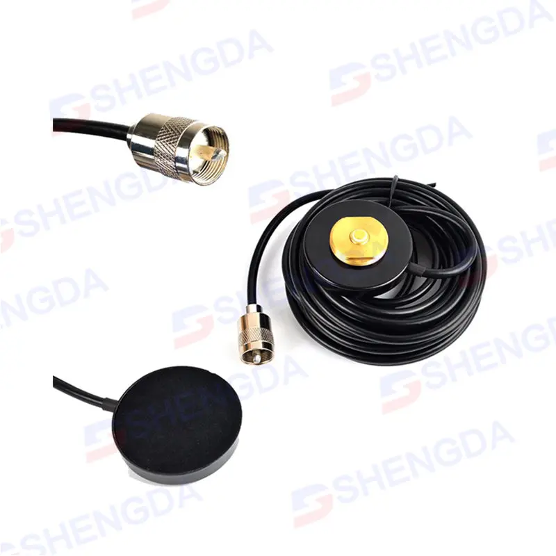 MNO Connector 60mm Diameter Magnetic Base Mount for NMO Radio Antenna