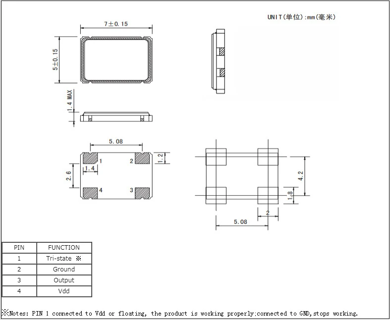 Original Manufacturer SCTF SMD 3225 OSC 32.768KHz Crystal Oscillator ...