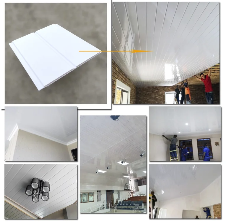 Interlocking Click System Laminated Plastic 4x8 Waterproof Wall Panels ...