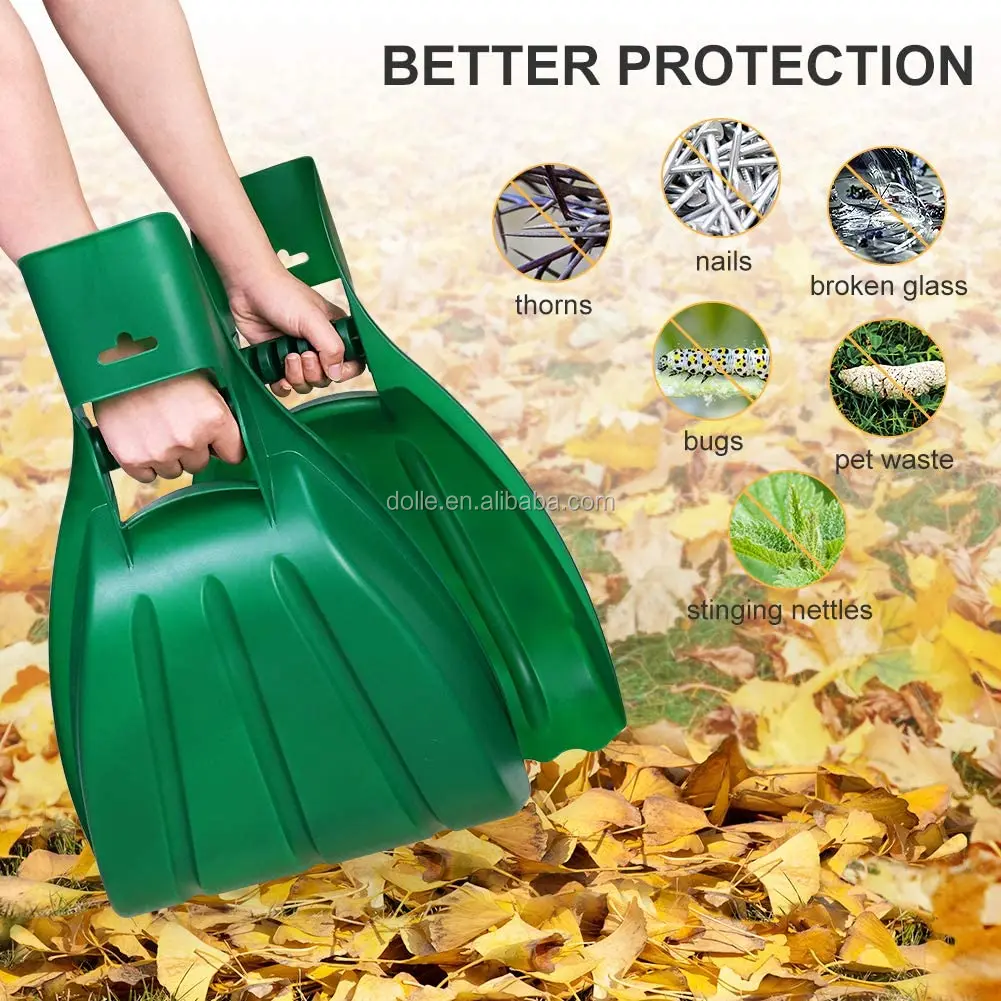 Efficient Leaf Cleanup with Large Leaf Scoops & Garden Tools