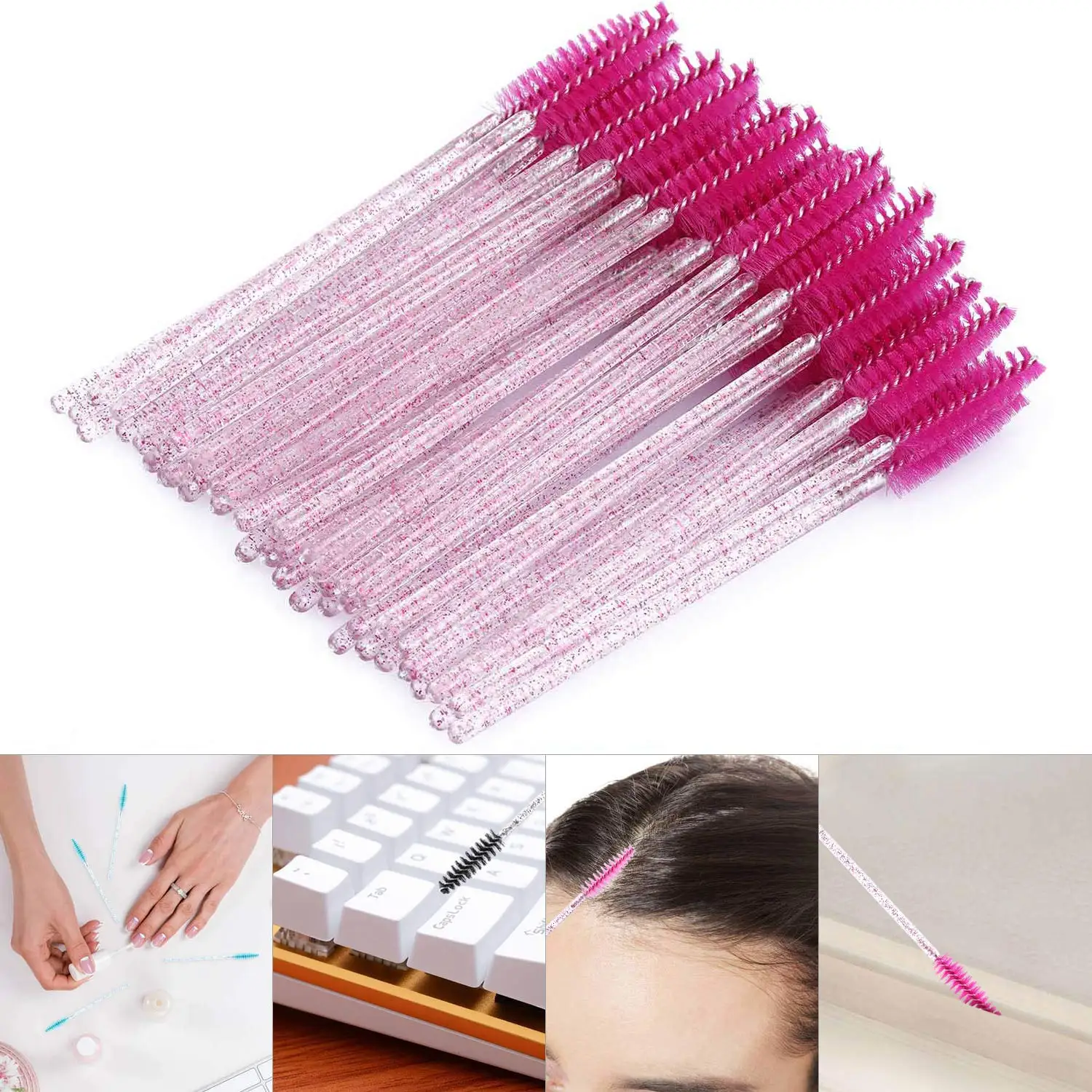 Disposable Eyelash Stick Crystal Eyelash Brush Spool For Extending ...