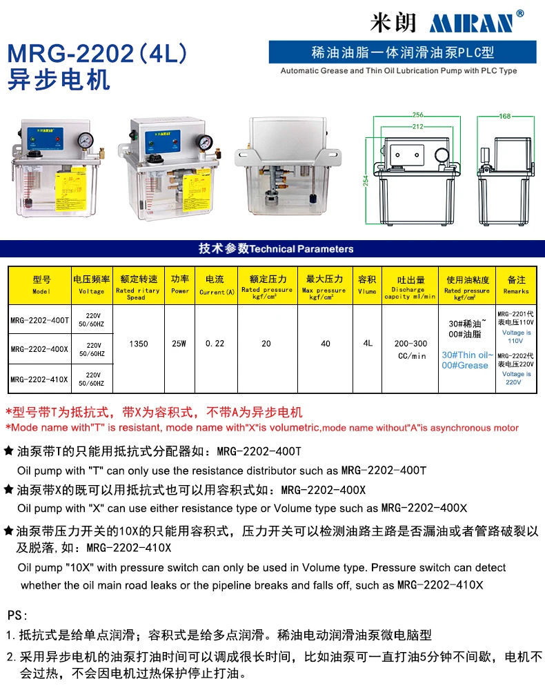 Miran MRG-2202 Central Lubrication Oil Pump for CNC Machines