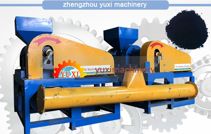 Automatic Waste Tire Gringer Mill Tyre Rubber Powder Making Machine ...