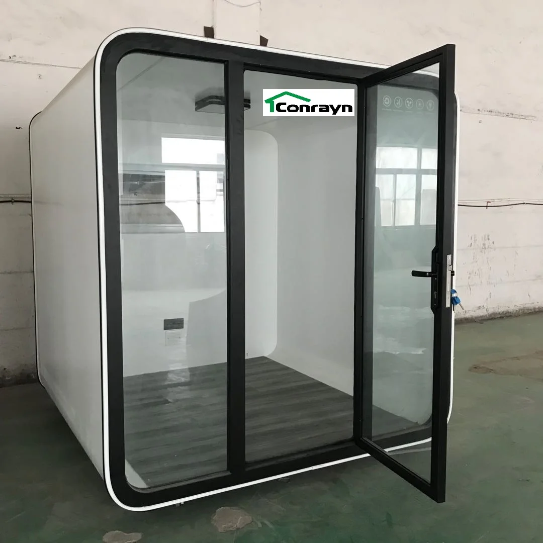 Mini Office Booth Office Pod Prefab Cabin Office Pods - Buy Tiny Office ...