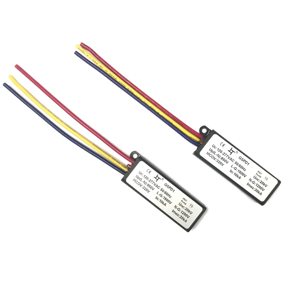 High Quality Gspd Series 120 - 277vac 20kv 20ka Lightning Mini Spd ...