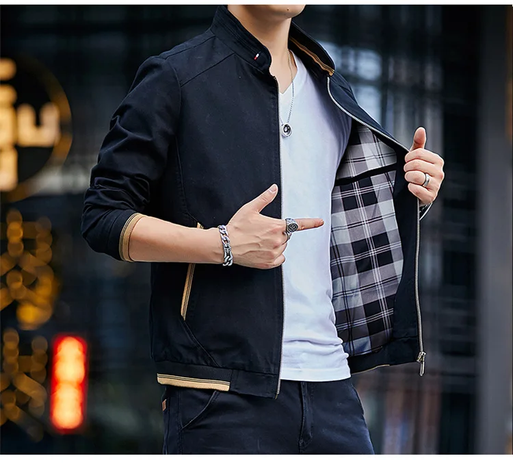 Smart Fashioned Jackets Casualhot Slim Bomber Jackets Coats For Men ...
