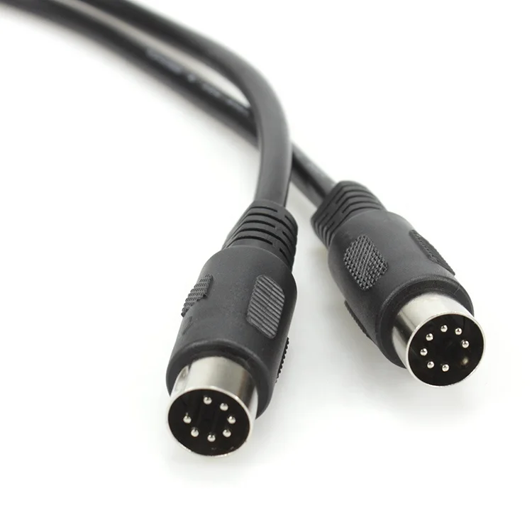 7 Pin Din Male To Male Cord Cable Assemble Din Cables - Buy 6 Pin Din ...
