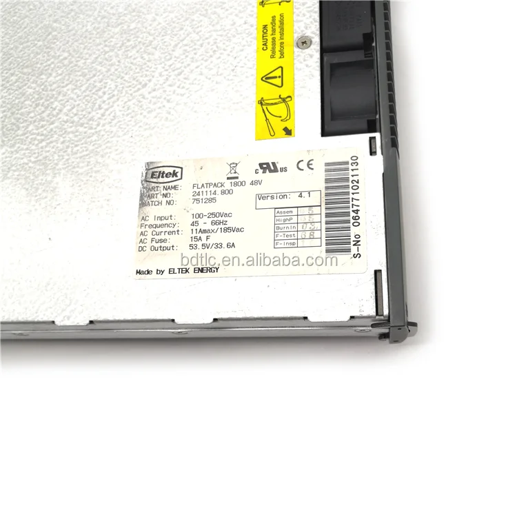 100% Original Eltek Flatpack 48v 48v 1800w Eltek Rectifier 241114.800 ...