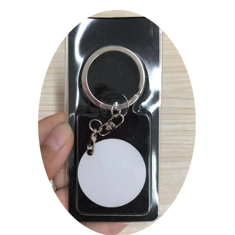 Sublimation Custom Logo Mdf Key Rings Printable Keychain - Buy Keychain ...