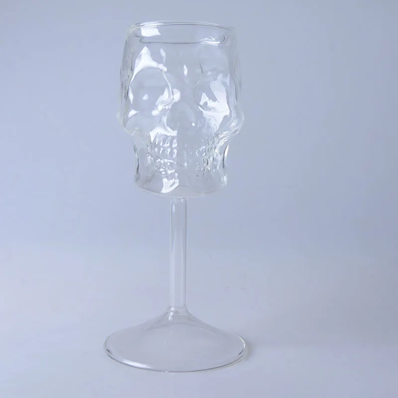 Skull Wine Glass Buy 12 Oz Skull Wine Glassskull Design Clear Glasselegant Goblet Glass