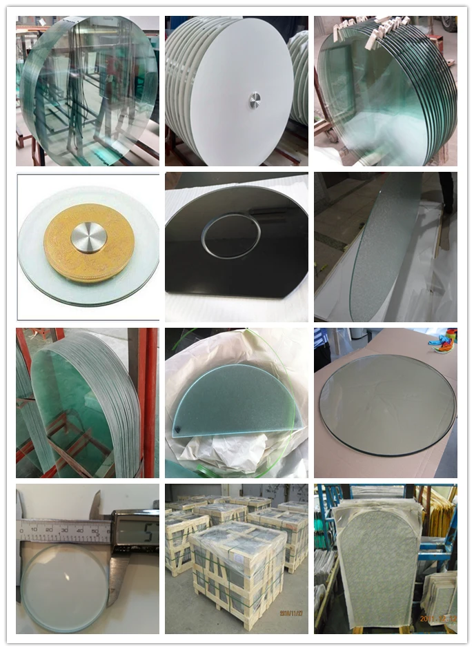 SELL 4 5 6 8 10 12mm high quality round glass round flat glass plate ...