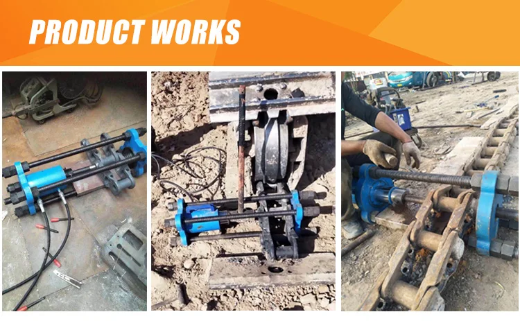 1-100 Ton Excavator Hydraulic Portable Track Link Chain Press Machine ...