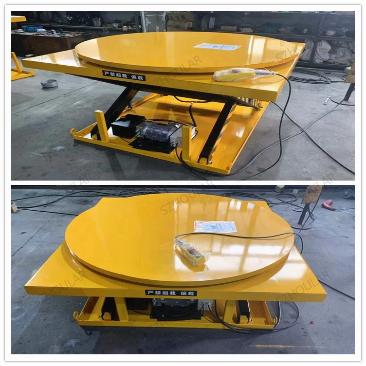 Lift Table With Roller Conveyor Scissor Lift Table Rotating ...
