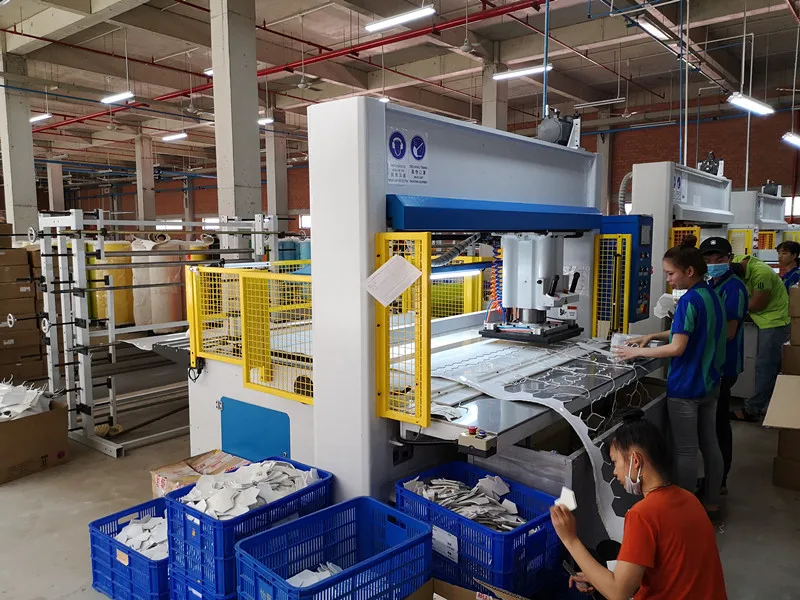 Die Cutting Press Machine for Soccer Ball Panels - 35t Cutting Force ...