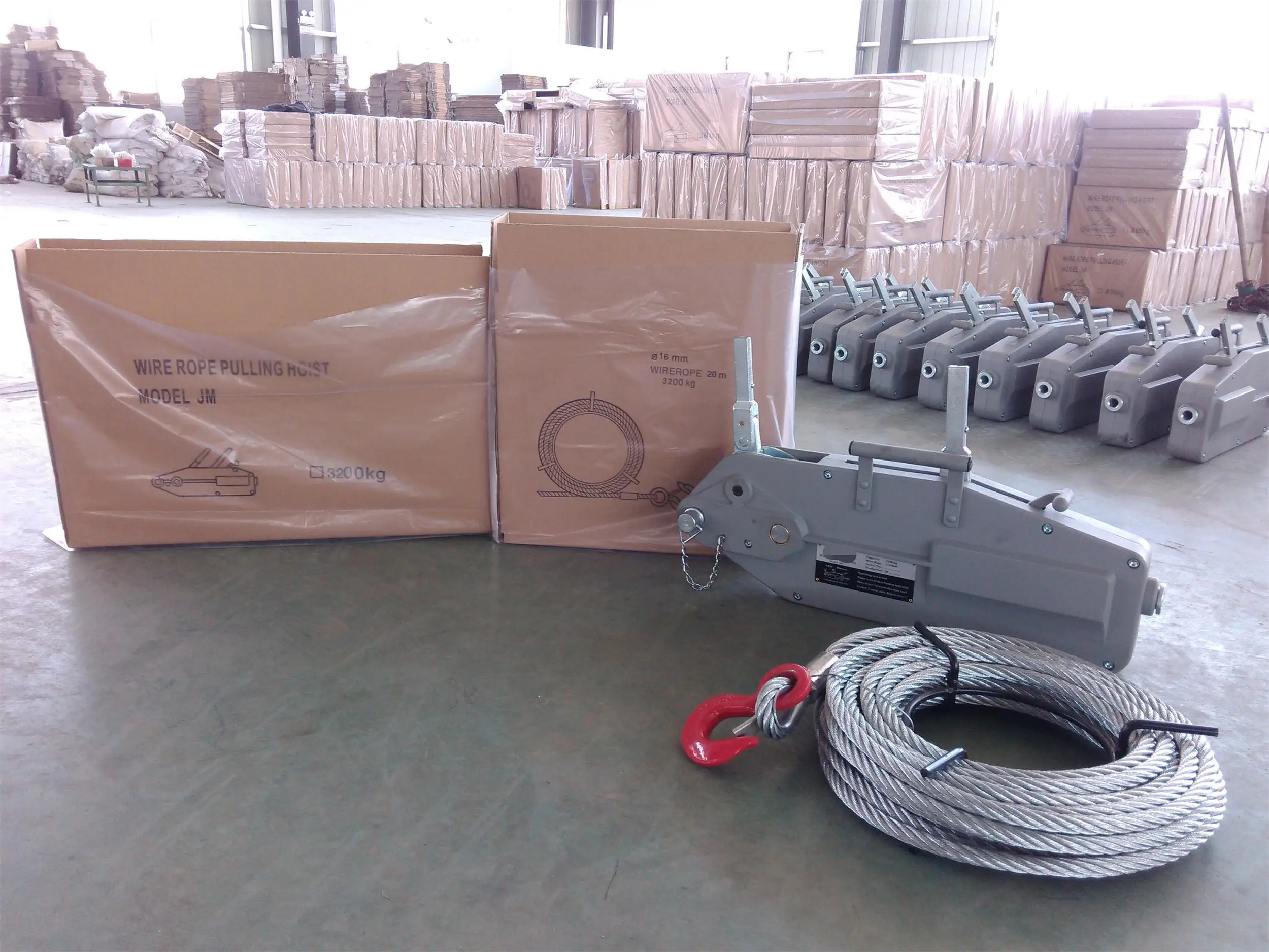 China Factory Aluminum Cable Puller And Lifting Machine/ Wire Rope ...