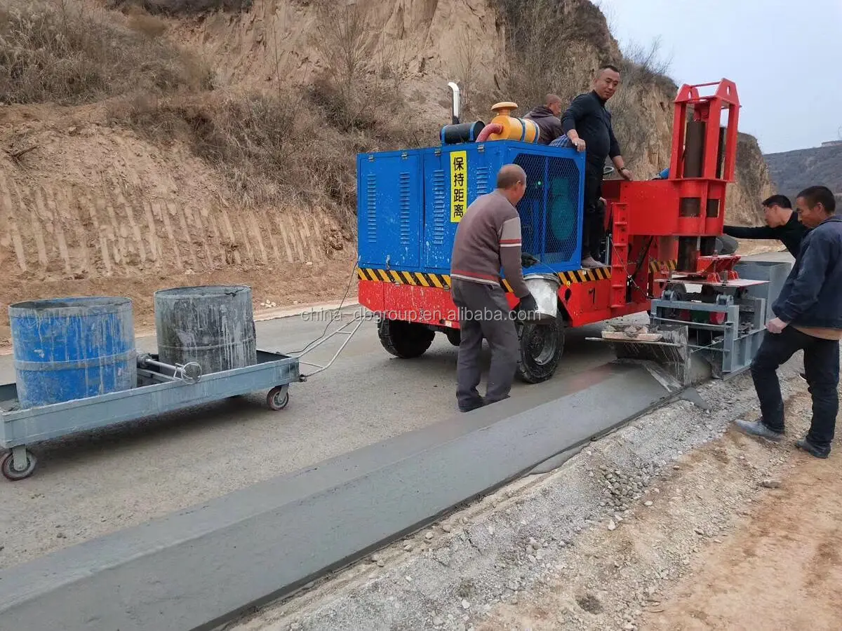 Concrete Paver Extruder Curb Machine Kerb Stone Making Cutting Machine ...