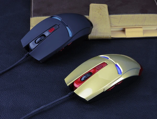 Iron Man 6d Wired Optical Pc Gaming Mouse 2400dpi - Buy 6d Gaming Mouse ...