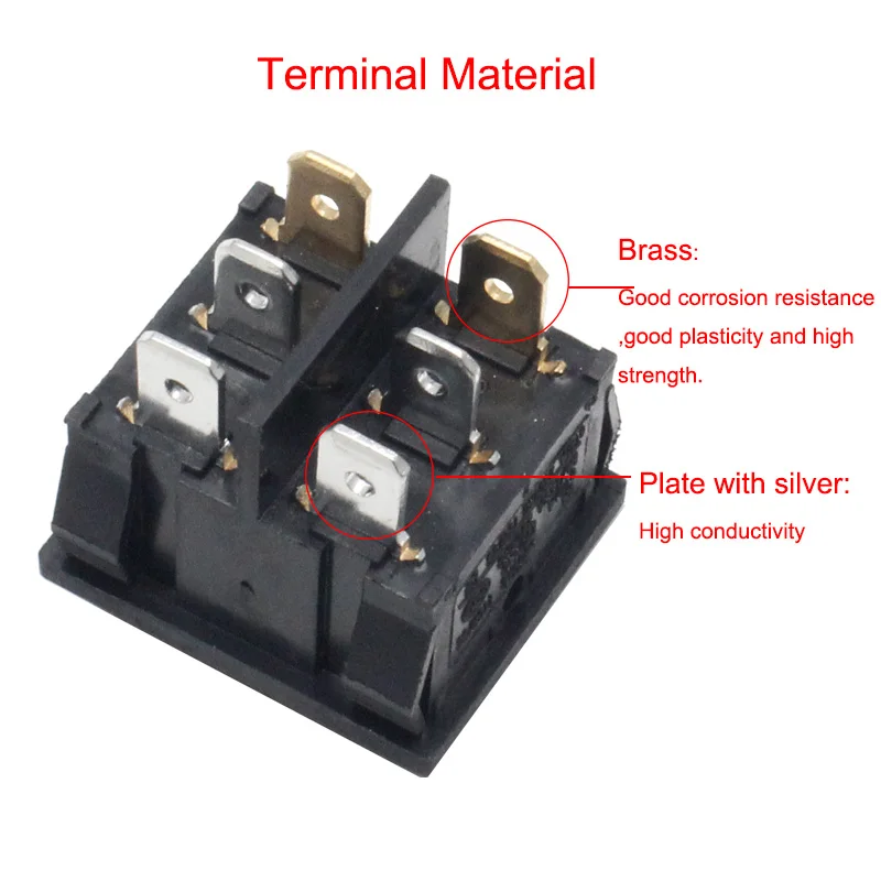 250vac 16a T105 55 Rocker Switch - Reliable Dual Position Control