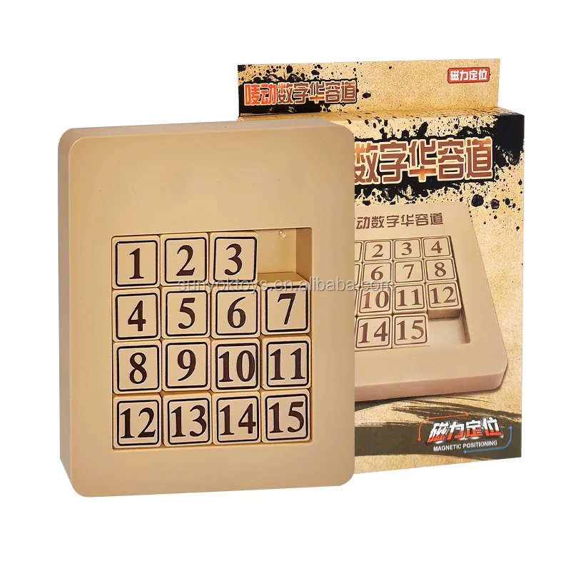 New Arrival Magnetic Sliding Blocks Puzzle Klotski Game