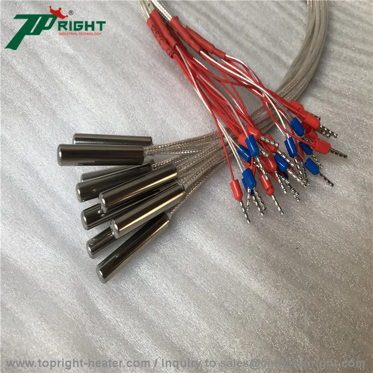 Temperature Sensor Type Pt100 Probe In 5x35mm And 1m Length Cable - Buy ...