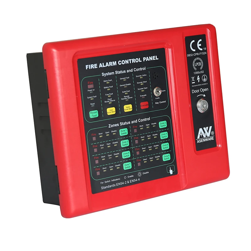Lpcb Approved Fire Alarm Control Panel 8 Zones Conventional Facp - Buy ...