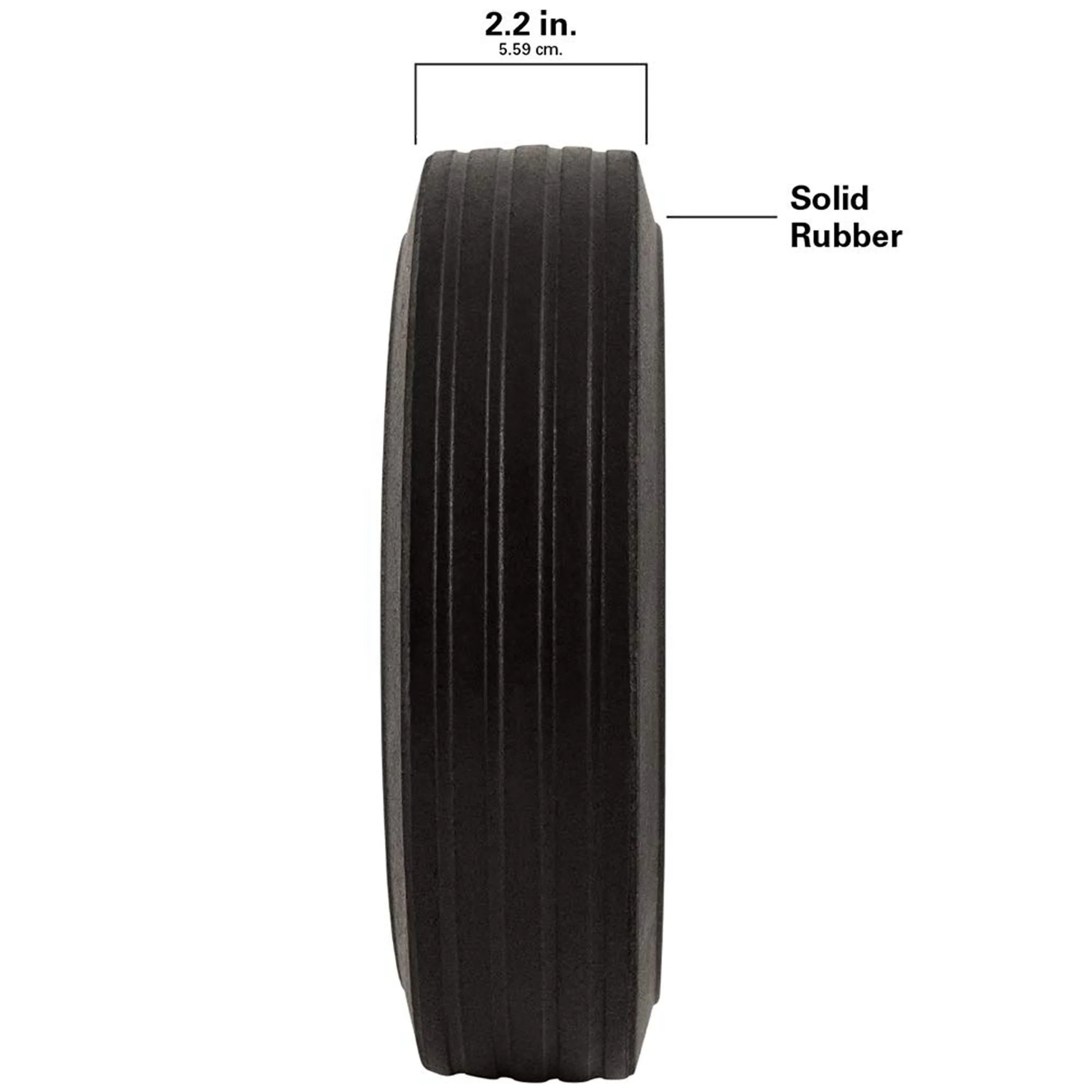 8"x2.2'' Solid Rubber Wheel 200mm Hantruck Solid Rubber Tyre 8 Inch ...
