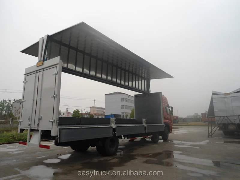 14ft-32ft Wing Opening Van Truck Kits For Hino Fuso,Isuzu Npr Foton ...