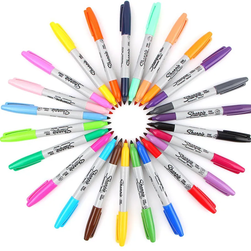 Rohs Permanent Sharpie Marker Pen - Customized Ink Colors