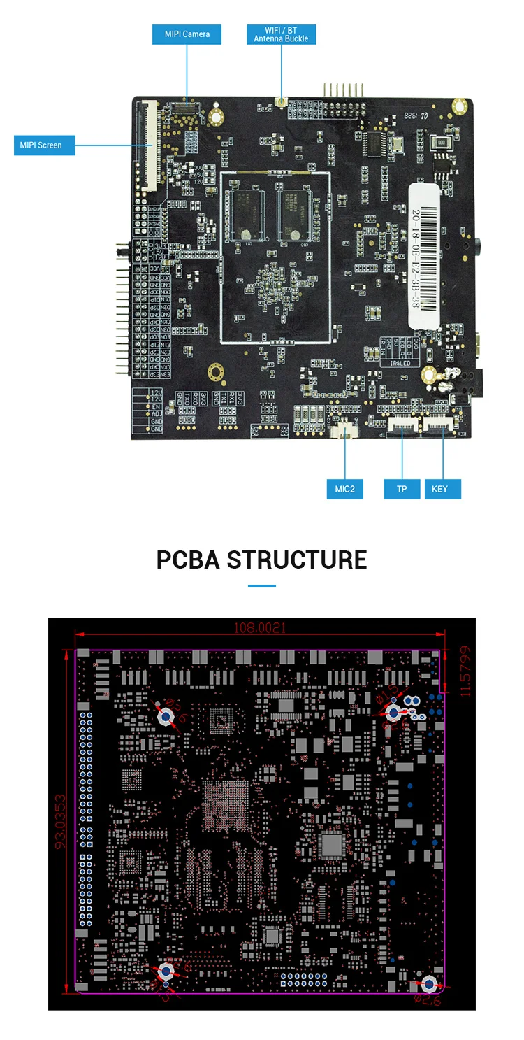 Android Tablet Circuit Board - Ideal for Display Development