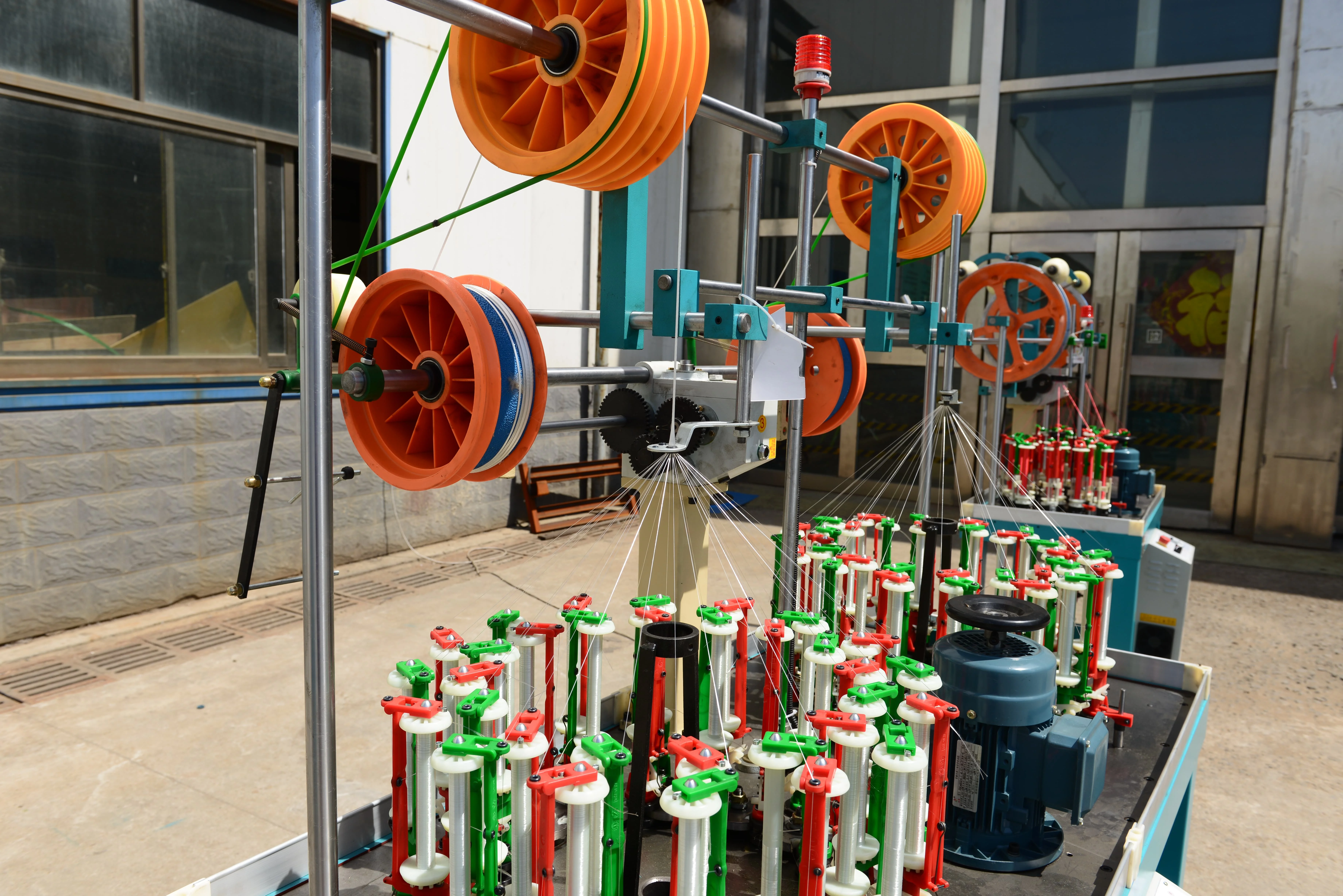 Textile Machinery Nylon Plastic Rope Cord Making Machine Shoelace Braid ...