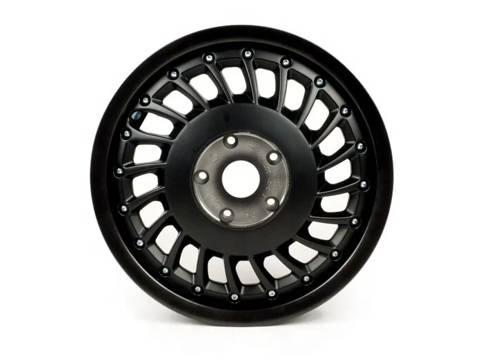 12 Inch Black Wheel Rims for Vespa Scooters - Durable & Stylish