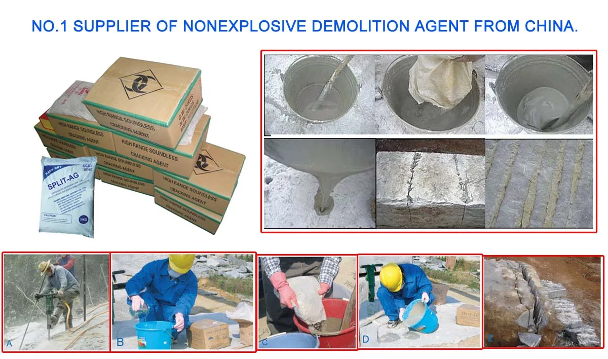 Expansive Cement & Expansive Mortar - Buy Expansiva Massa,Demoliton ...