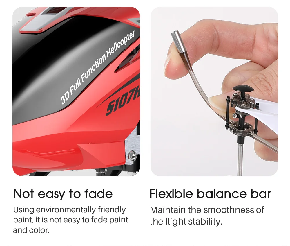 XUEREN SYMA S107H-E RC Helicopter - Fun & Upgraded Gift