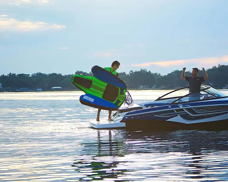 Watersport Jet Ski 1 Person Flying Inflatable Water Tube Towable Float ...