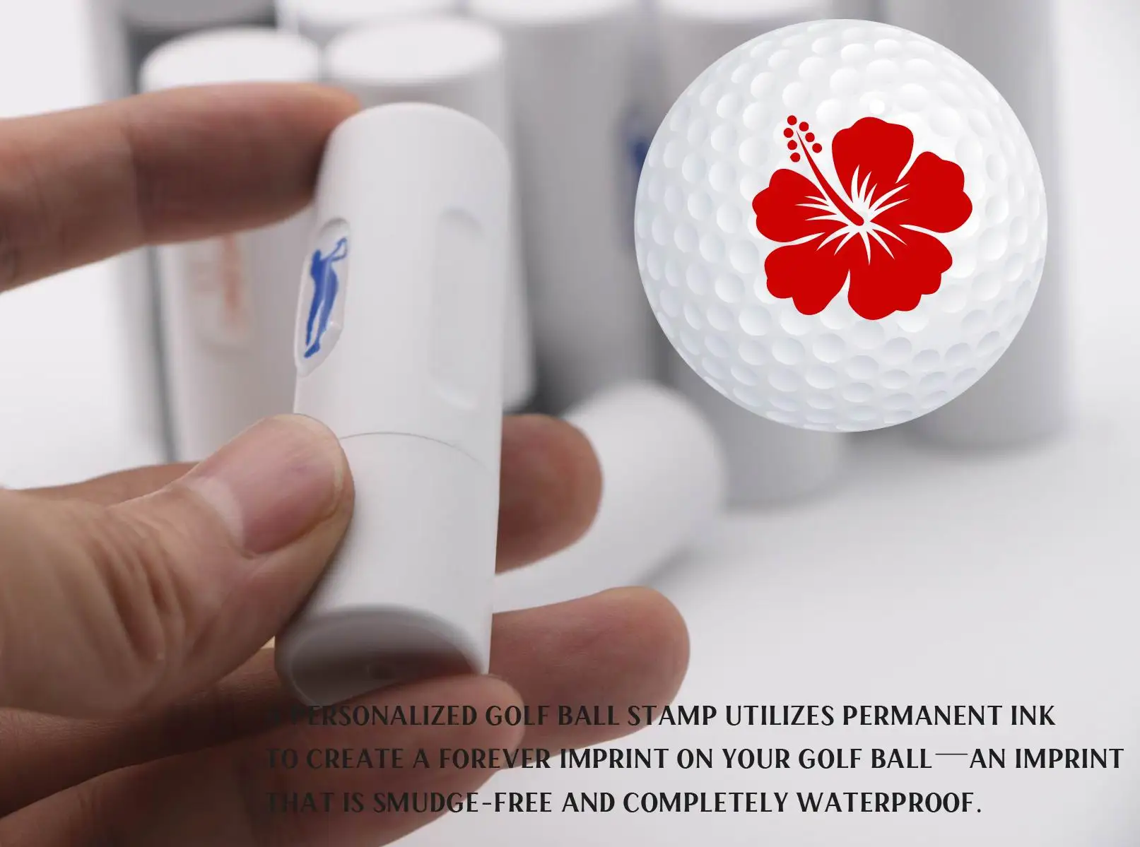 Large Mark Golf Ball Stampers Create Quick Drying and Smudge -free ...