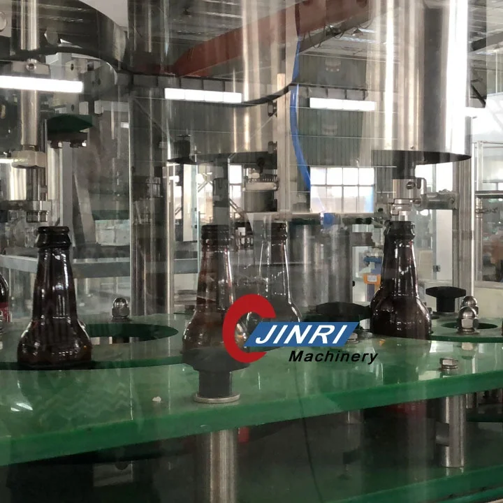 BGF14-12-4 Small Scale Glass Bottle Beer Bottling Line