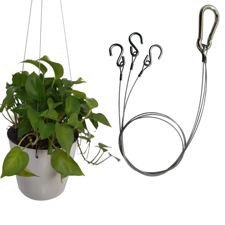 Wholesale Hooks Wire Rope 1mm For Wall Hanging Flower Pots - Buy Hooks ...
