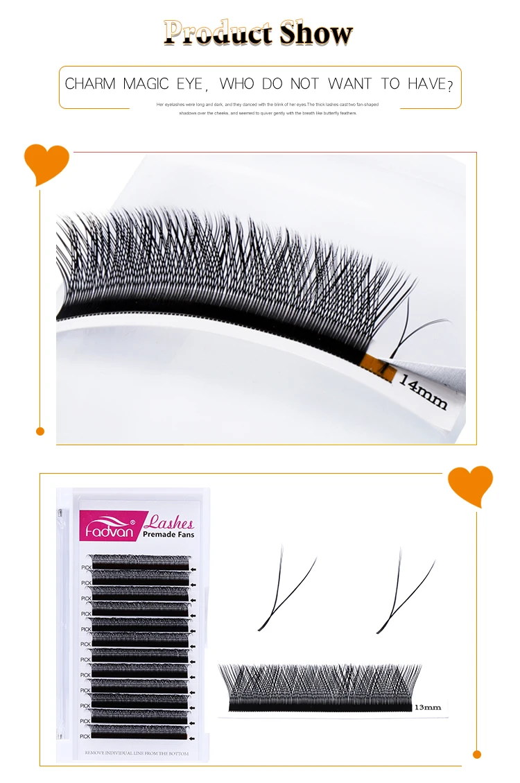 Fadvan Yy Volume Lashes Y Eyelash Extensions Fadvan Clusters Vendor ...