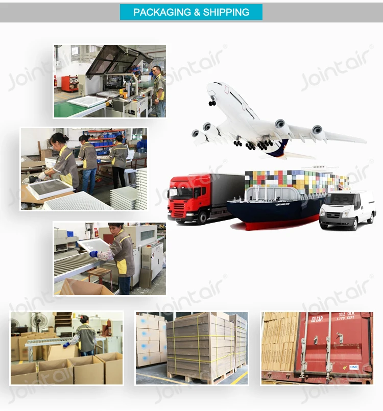 HVAC Ventilation 4 Way Supply Ceiling Square Air Grill