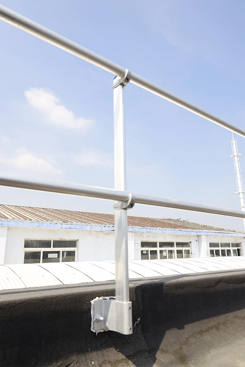 ISO Standard Aluminum Parapet Guardrail - Modular Safety Railing for ...