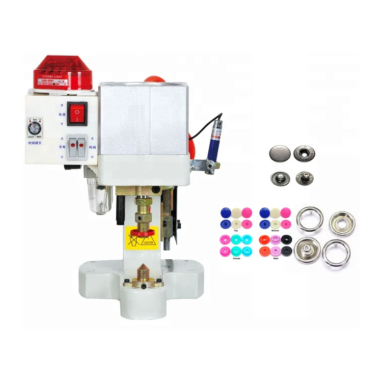 Fully Automatic Industrial Snap Button Fastening Machine Plastic Snap ...