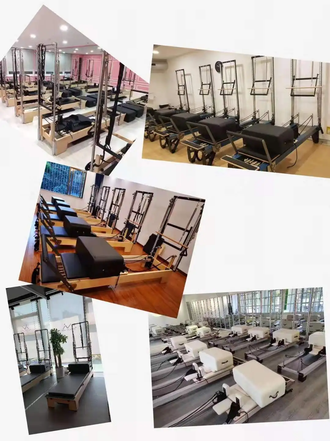 2020 New Spring Reformer Pilates Wall Unites Wooden Pilates Reformer ...