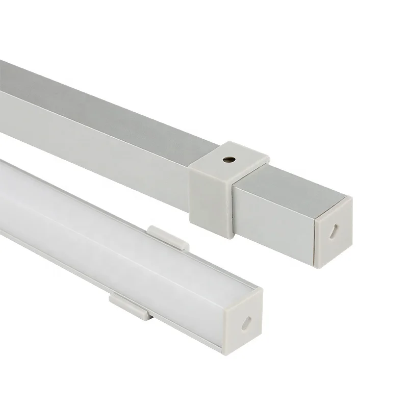 Square Corner Aluminium Profile for LED Lighting Mounting