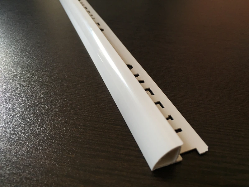 Plastic Close Shape Round Edge Strip 10mm Pvc Tile Trim Corner - Buy ...
