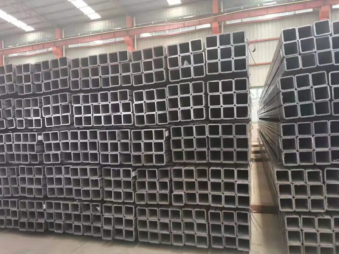Astm Steel Profile Ms 75x75 Square Tube Galvanized Square Steel Pipe Gi ...