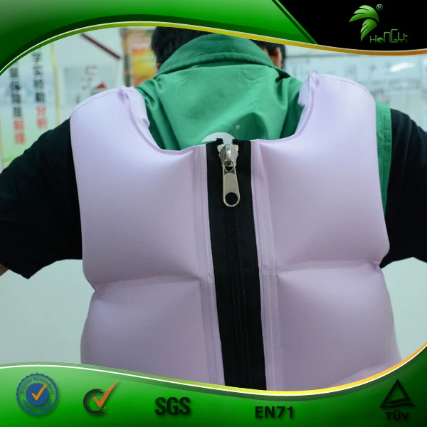 Inflatable Vest Hongyi Inflatable Suit Pink Inflatable Swimsuit
