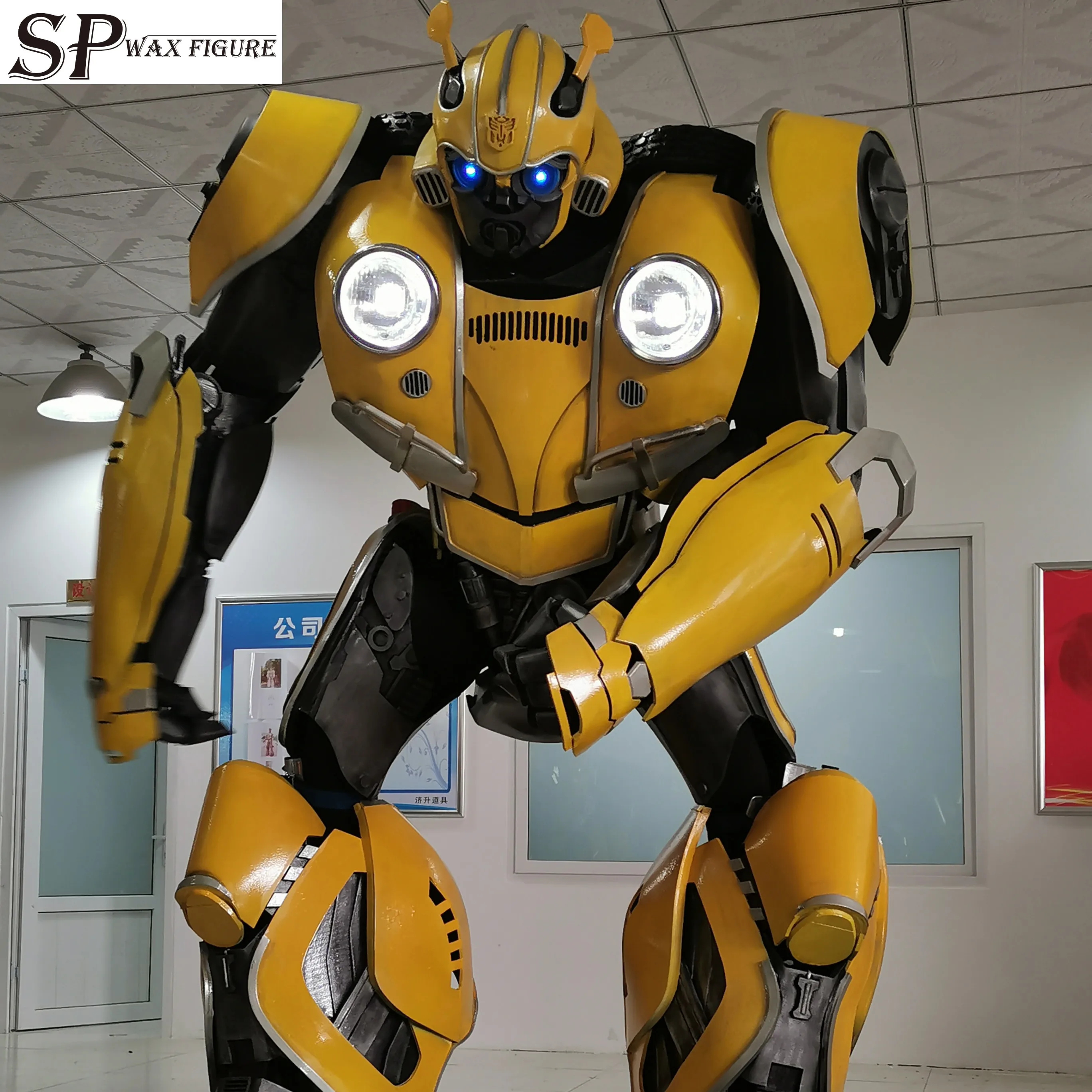 2019 Amazing Realistic Human Control Robot Props Costumes,Led Eyes ...