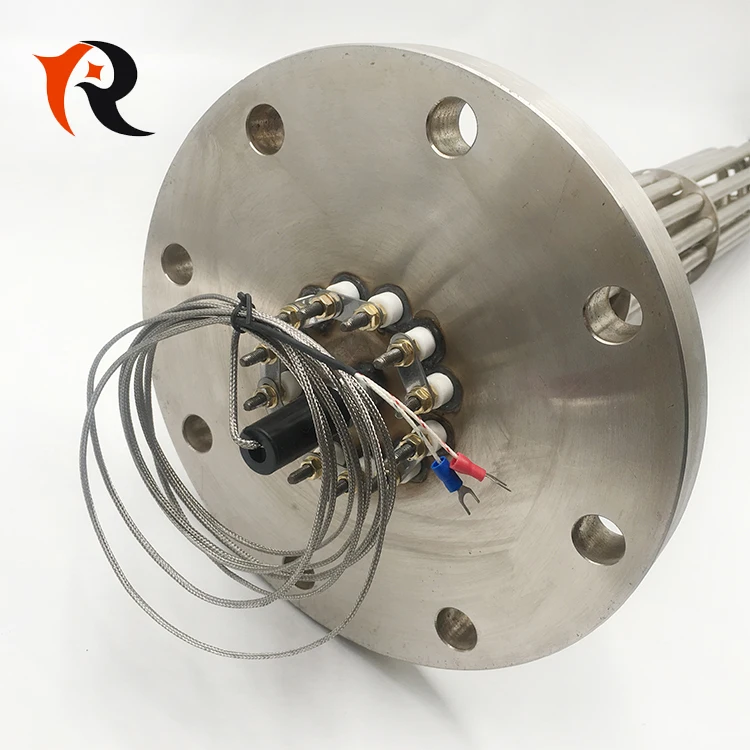 3-phase Heating Element 15kw Ss304 Electric Heater With Flange ...